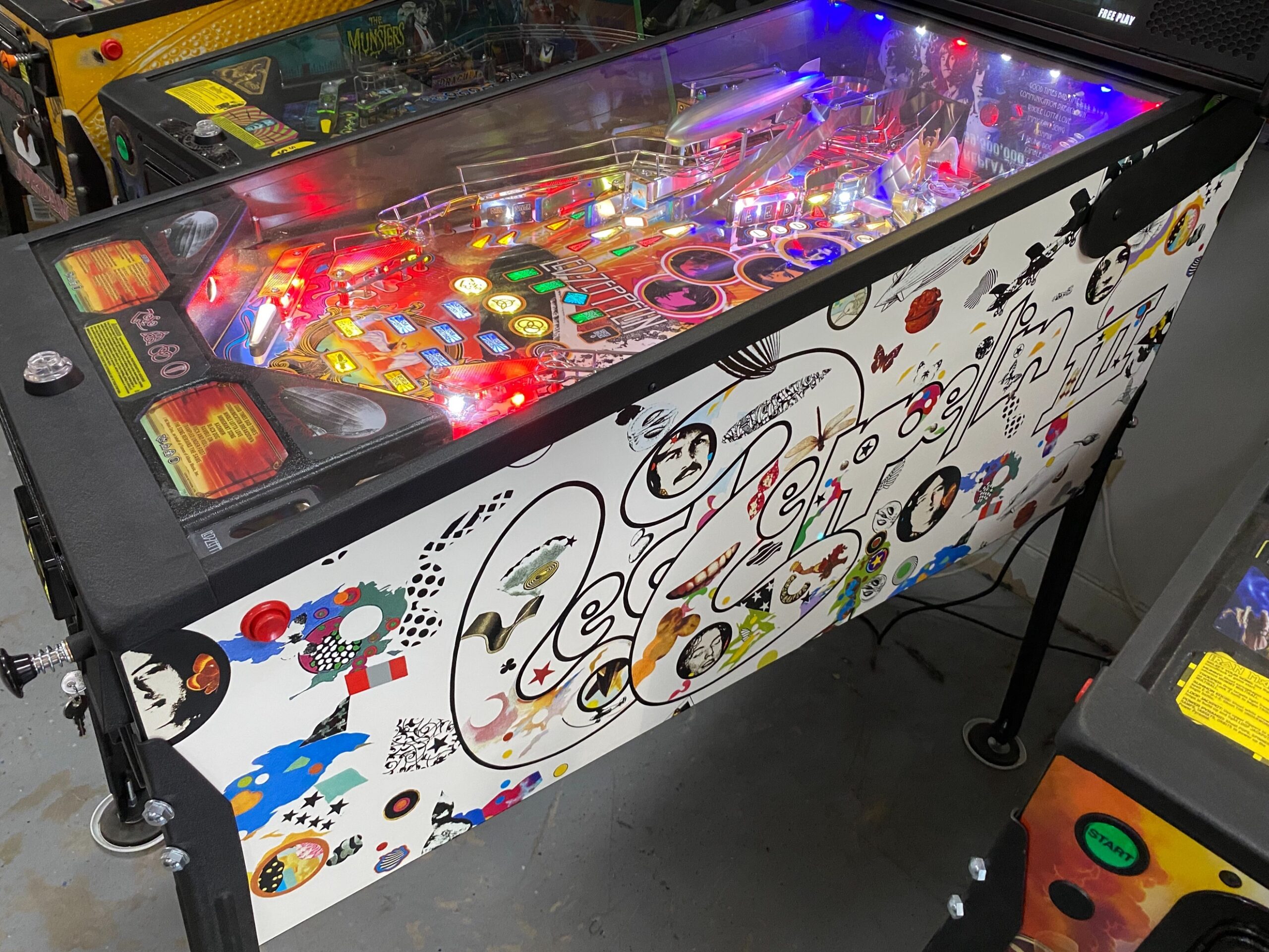 Buy Led Zeppelin Pinball machine:-Formed in London in 1968, Led Zeppe